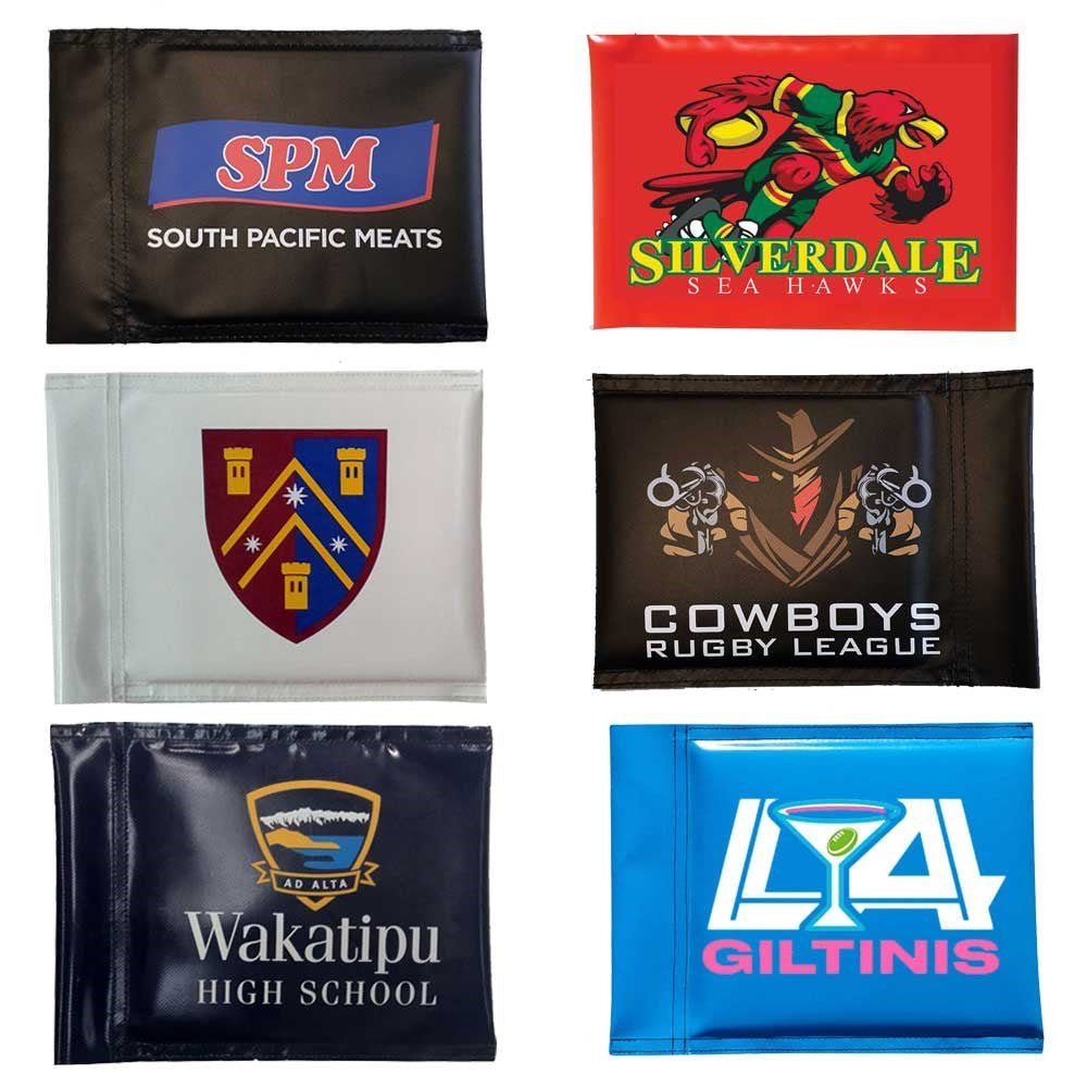 Custom Printed Rigid Touchline Flags - R80 Rugby